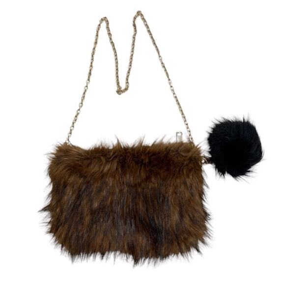 Unbranded | Bags | Furry Faux Fur Crossbody Bag Y2k Fluffy Bag Fuzzy ...